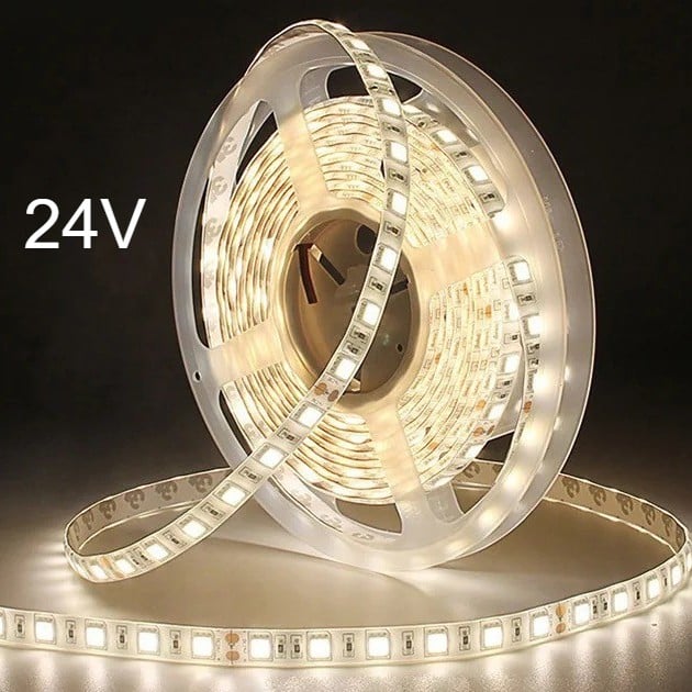 شريط انارة 5 متر 24 فولت داخلي - انواع الاضاءة